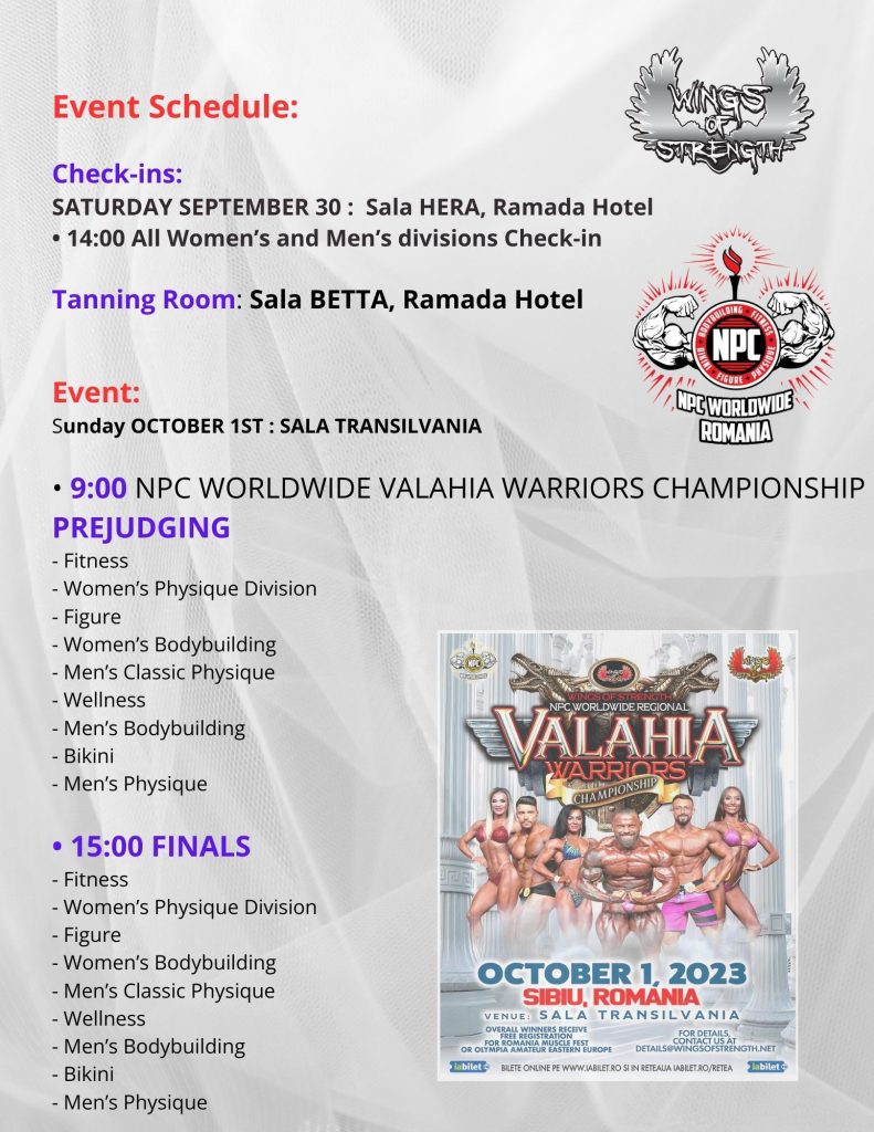 2023 Valahia Warriors Championship - Wings of Strength