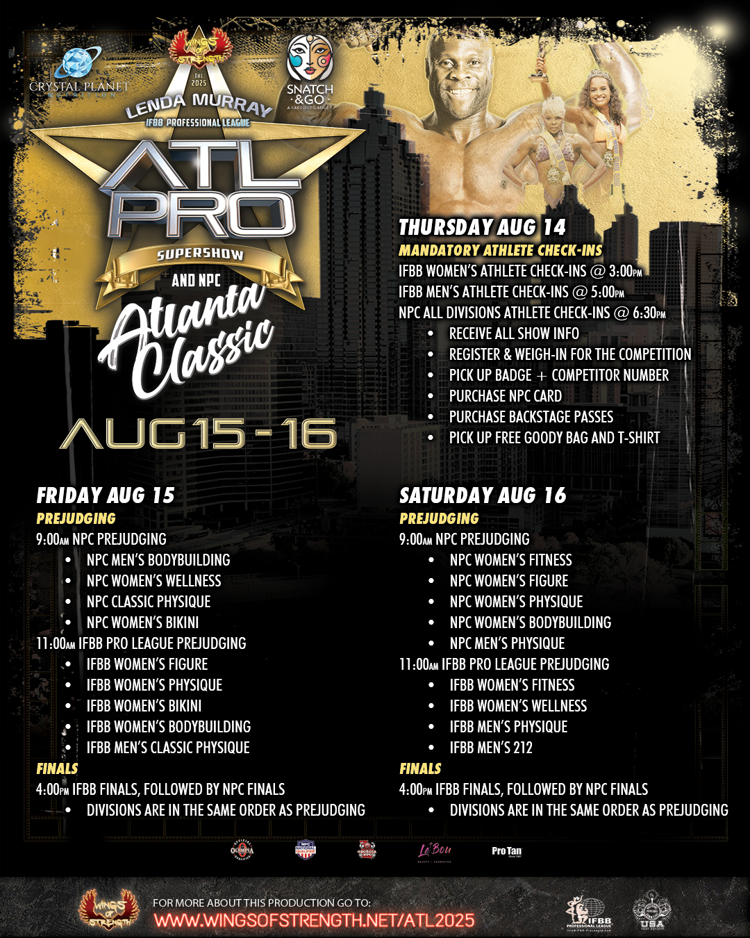2025 NPC/IFBB Lenda Murray Atlanta Pro-Am Supershow (IFBB & NPC ...