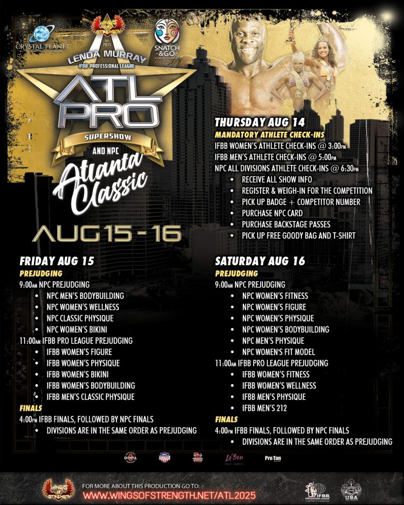 2025 NPC/IFBB Lenda Murray Atlanta Pro-Am Supershow (IFBB & NPC ...